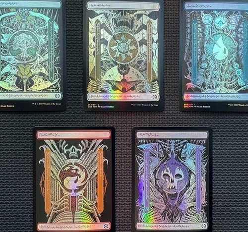 Наборы Foil земель MTG