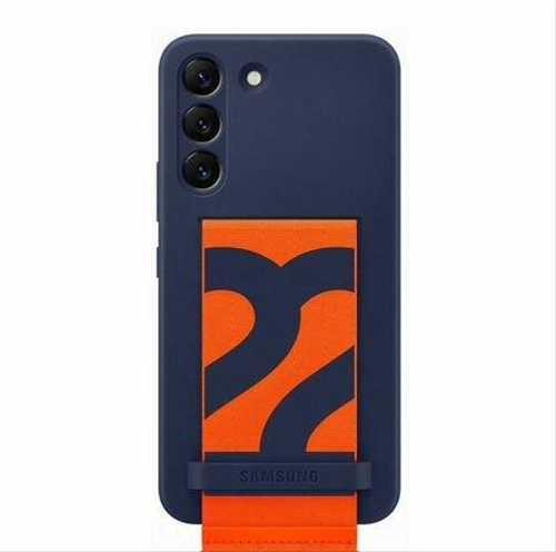Чехол Silicone Cover With Strap для Samsung S22