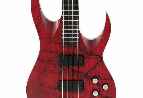 Solar Guitars AB2.4 Canibalismo Blood Red Open Por