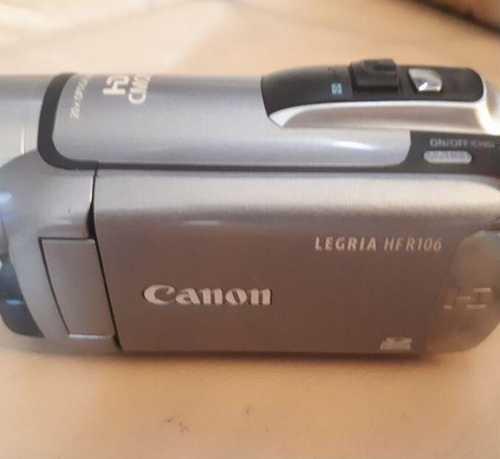 Видеокамера Canon legria hf R106