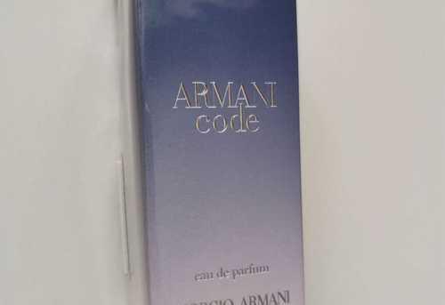 Парфюмерная вода Armani code 30 мл