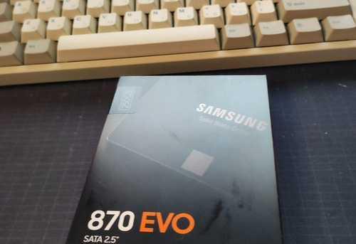 Продам ssd samsung 2.5 870 evo 250gb mz-77e250b