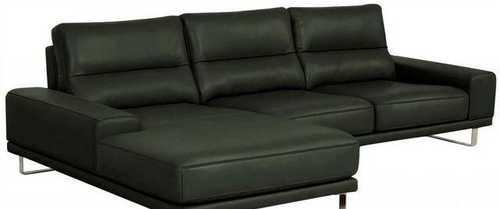Угловой кожаный диван Рипозо (Лофт) дизайн 1