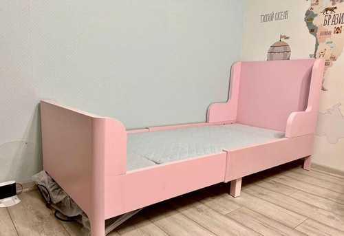 Кровать односпальная IKEA с матрасом