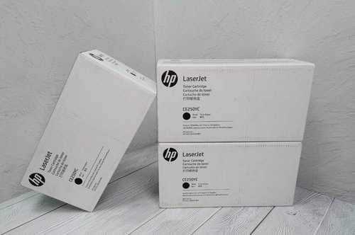 Картридж оригинальный HP CE250YC дефект