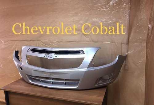 Бампер Chevrolet Cobalt серебро 2014