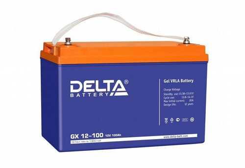 Delta GX12-100, гелевый аккумулятор для ибп