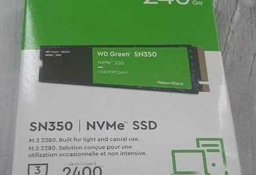 SSD диск WD Green SN350 NVMe 240GB