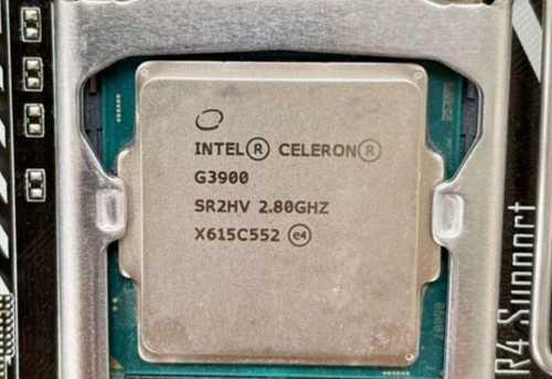 Проц Celeron g3900куллер с радиатор