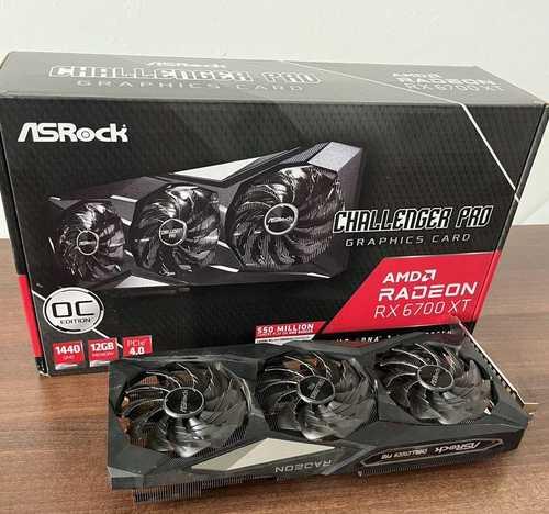 Видеокарта asrock Radeon RX 6700 xt 12 Гб