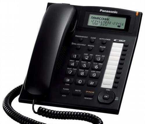 Телефонный аппарат Panasonic KX-ts2388ru black
