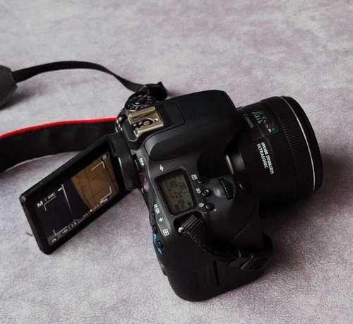 Зеркальный фотоаппарат canon 77d