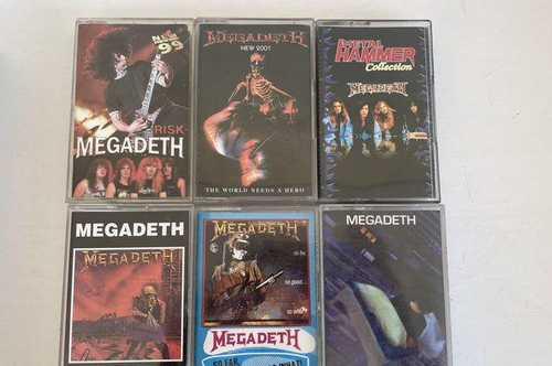 Аудиокассеты megadeth 6 шт