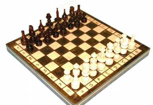 Шахматы деревянные малые 28 x 14 x 4,8 см Барон