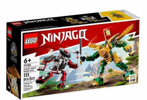 Lego Ninjago Лего 71781 Битва робота Ллойда, новый