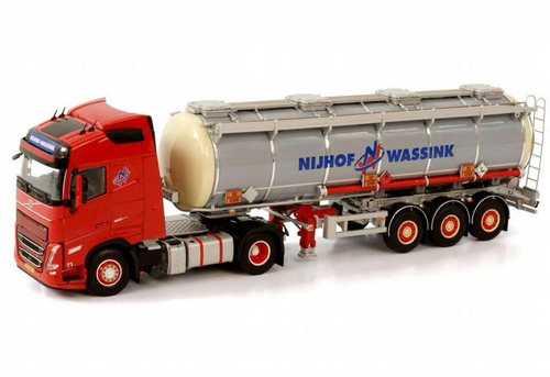 1/50 тягач Volvo FH5 бензовоз бочка цистерна WSI