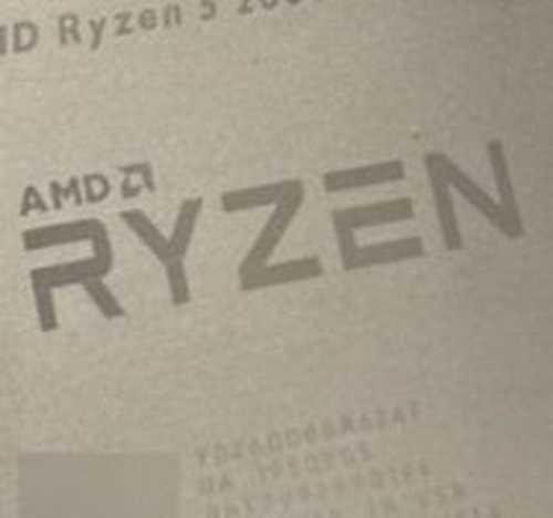 Процессор ryzen 5 2600