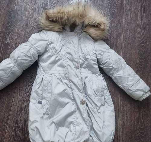 Lenne пальто зимнее 128 р-р (комбезы в подарок)