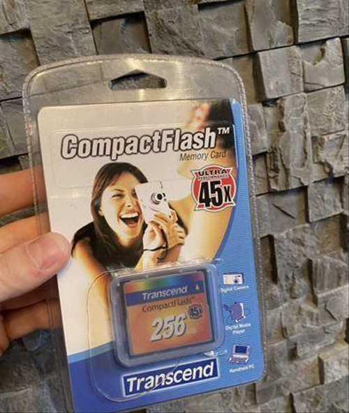 Карта памяти Transcend compactflash 256Mb