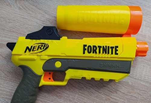 Nerf Fortnite Пистолет с глушителем