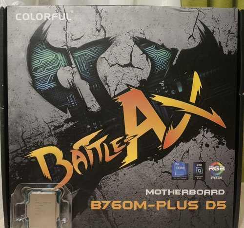 Colorful battle-AX B760M-plus V20 13400f комплект