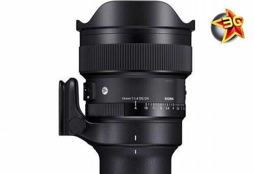 Объектив Sigma AF 14mm f/1.4 DG DN Art Sony E Новы