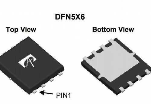 Микросхема AON6554 N-Channel MOSFET 30V 85A DFN5x6