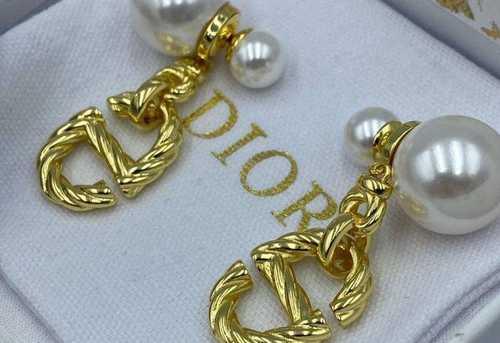 Dior серьги премиального качества