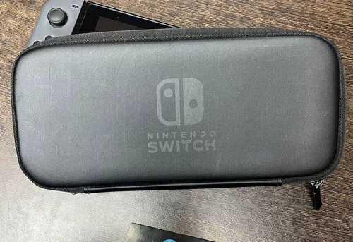 Чехол для Nintendo Switch футляр кейс черный