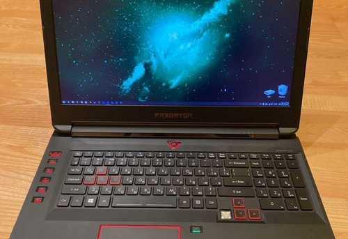 Игровой ноутбук 17.3" Acer Predator 17 GX-792, 1512 ГБ, Core i7-7820HK, RAM 16 ГБ, GeForce GTX 1080 8 ГБ