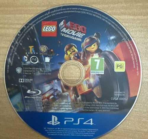 Диски на ps4 lego movie