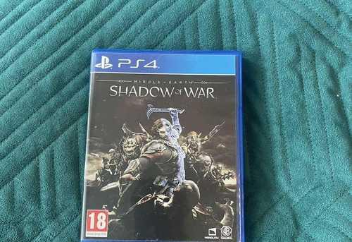 Middle earth shadow of war ps4 диск