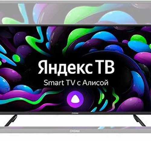 Телевизор Digma 43", 4K Ultra HD, смарт тв, YaOS