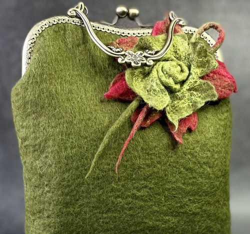 Сумка цельноваляная ручной работы