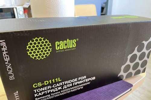 Картридж Cactus CS-D111S, черный / CS-D111S