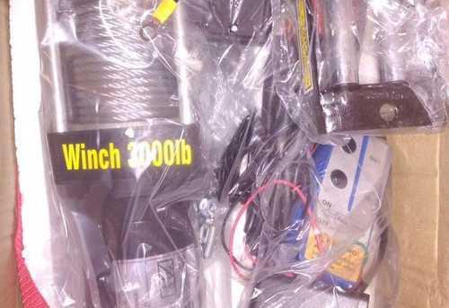Лебедка электрическая 12v Electric Winch 3000lb