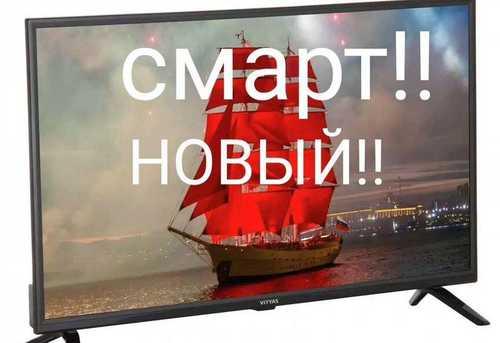 LED Телевизор Full HD Витязь 32LH1215 Smart Новый