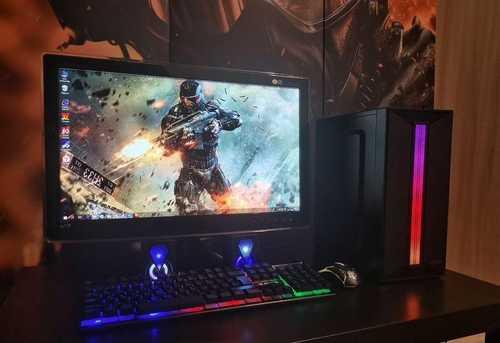 Игровой 16 гб,12 ядер,GTX1050Ti 4 гб,SSD512+22"+Wi