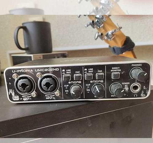 Внешняя звуковая карта behringer umc 202 hd