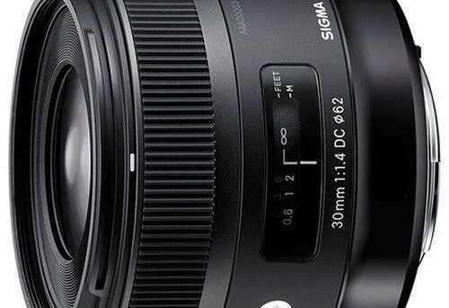 Объектив Sigma AF 30mm f/1.4 DC HSM Art Nikon F
