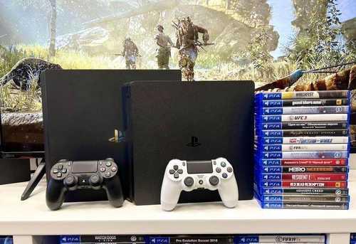 Консоль ps4 1000gb c 420+ играми. Проверка