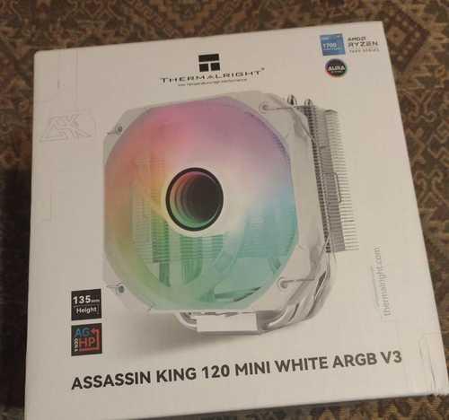 Assassin king 120 mini white argb v3 новый