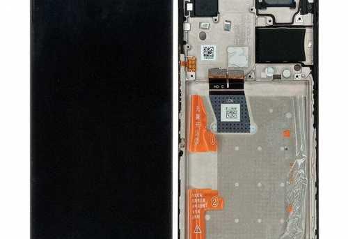 Дисплей Huawei Nova Y61 + тачскрин (черный) в рамк
