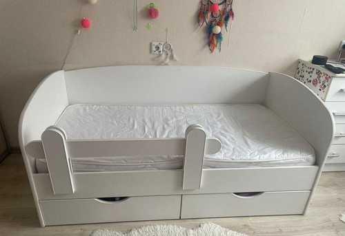 Кровать детская 80*160 с матрасом