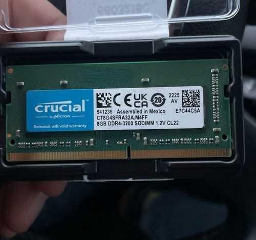 Оперативная память ddr4 8gb crucial