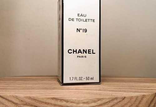 Chanel № 19 EDT 50 мл винтаж 1980 г. сплэш в слюде