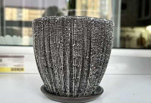 Горшок керамический Меланж 0,6л d12см h10см
