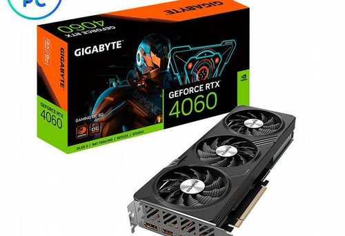 Видеокарта RTX4060 8GB gigabyte gaming OC GV-N4060