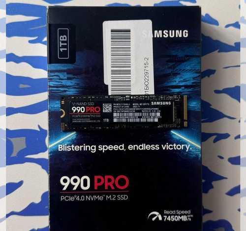 SSD накопитель Samsung 990 Pro 1TB (96% здоровье)