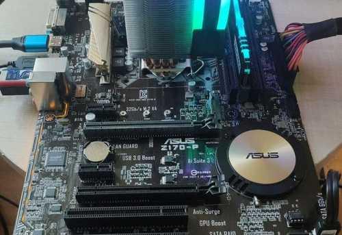 Материнская плата asus Z170-P